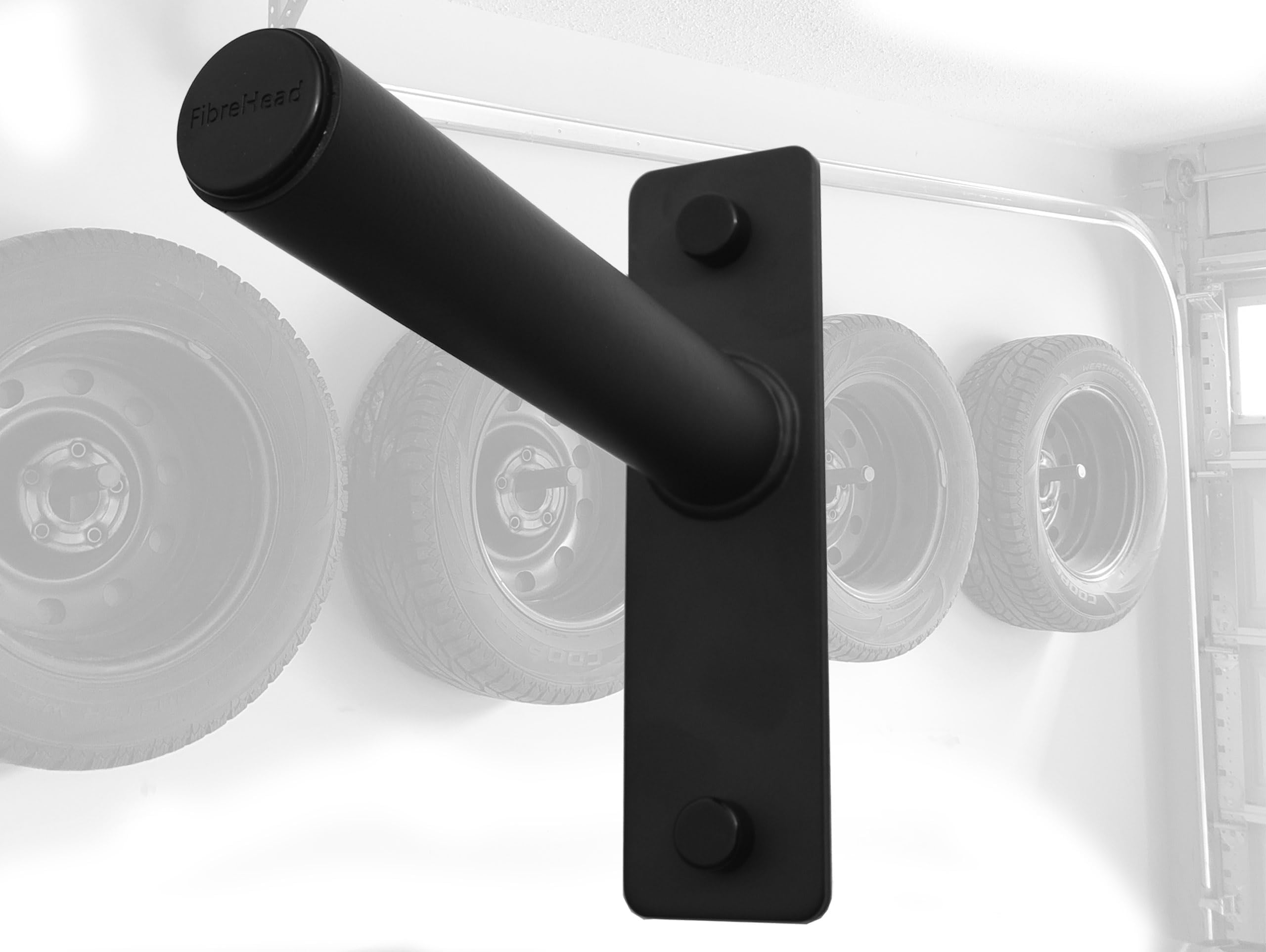 FibreHead FH-4WH Flush Wheel hangers set - Wall mount tire rack ...