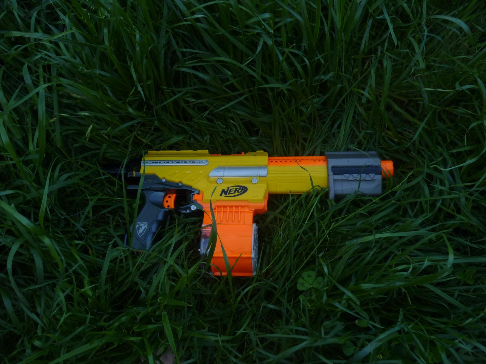 Amazon.com: Nerf N-Strike Exclusive Alpha Trooper CS-18 Dart Blaster ...