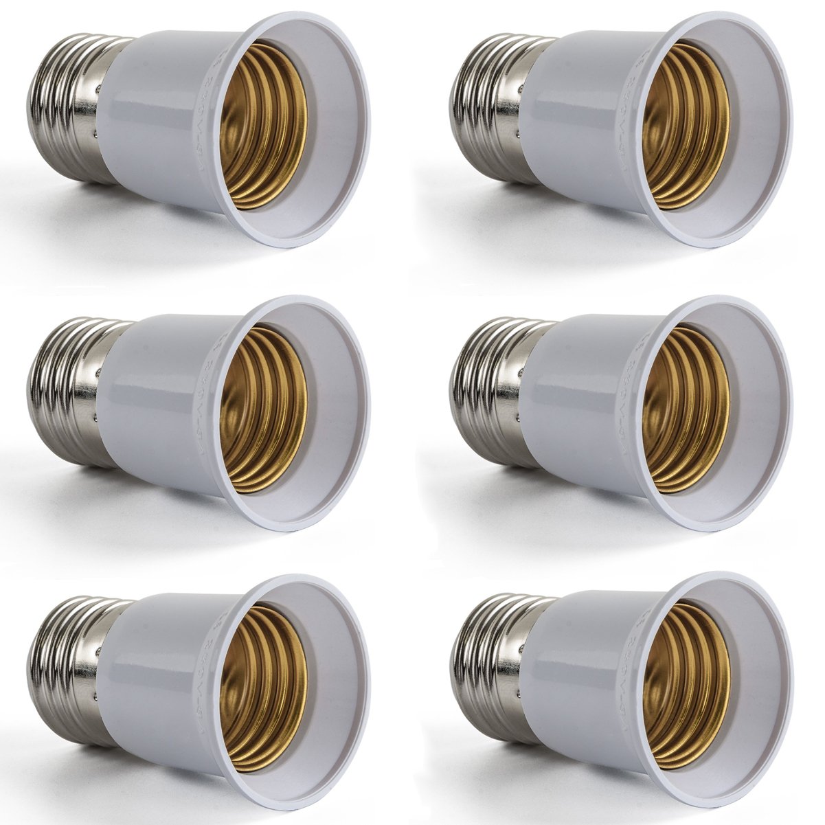 AWE-LIGHT E26 to E26 Light Base Extender Socket Adapter Converter for ...