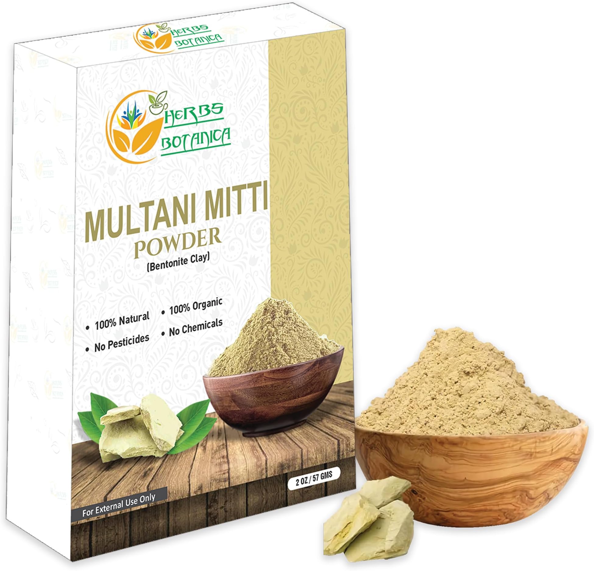 Amazon.com : Skin Elements Fuller’s Earth (Multani Mitti) & Turmeric ...