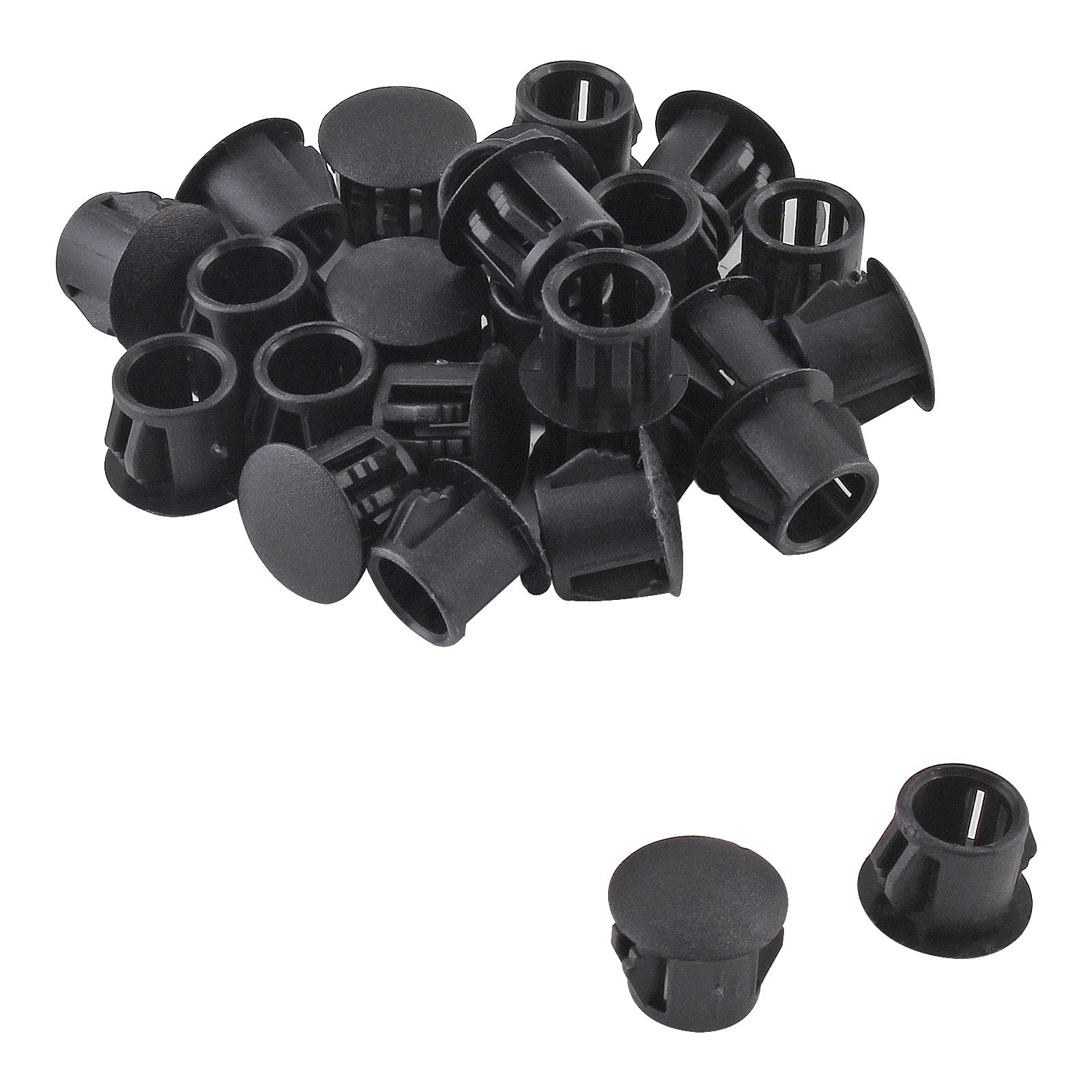 Amazon.com: Jersvimc 25 Pcs 3/8 Inch(10mm) Black Hole Plug Plastic Hole ...