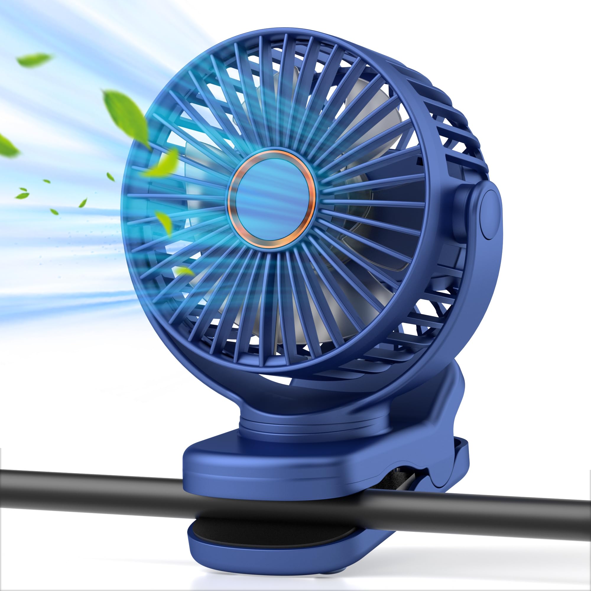 Snapklik.com : ASNUG Portable Mini Clip On Fan, 3 Speed Rechargeable ...