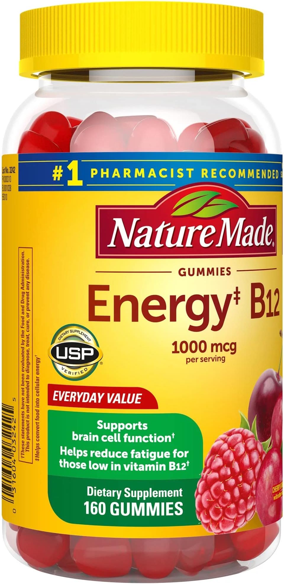 Amazon.com: Vitamin B12 Gummies for Kids 1000mcg - Metabolism, Natural ...