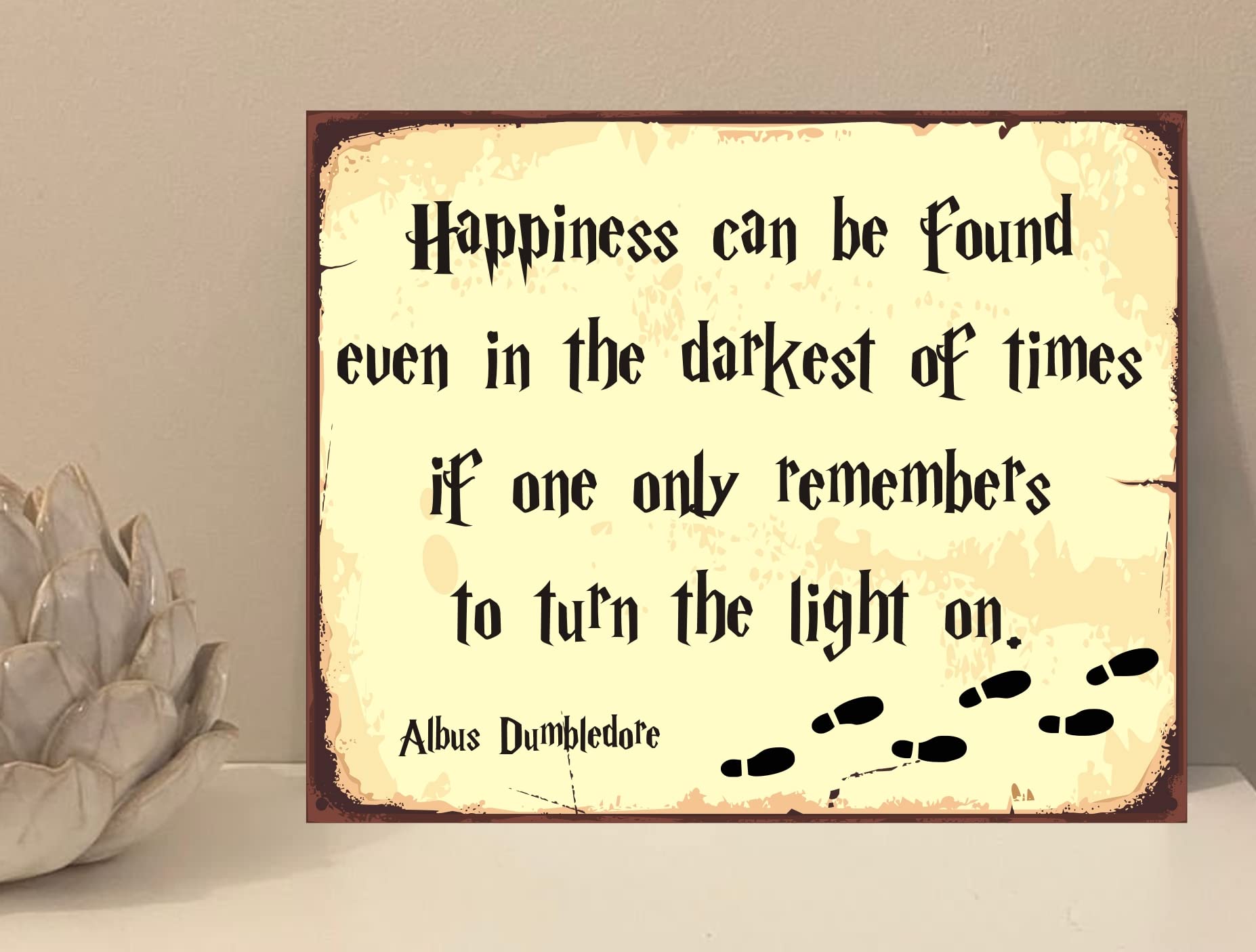 Dumbledore Quotes Happiness Can Be Found Dumbledore Quote Potter Wall