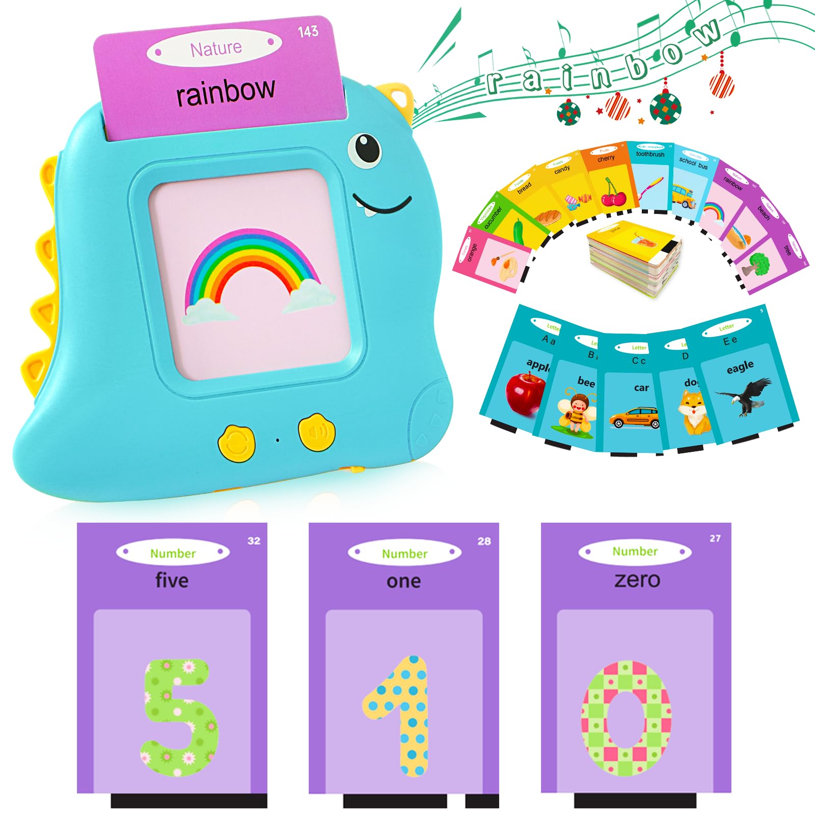 Amazon.com: 510 Words Pocket Speech Talking Flash Cards - Montessori ...