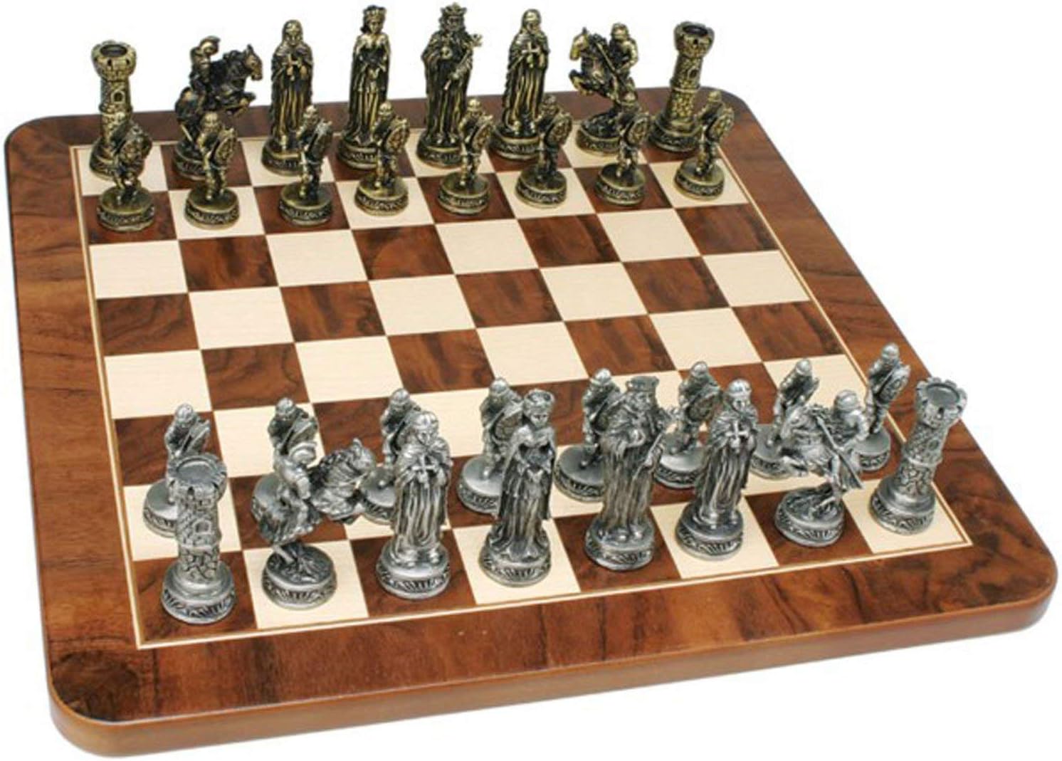 Amazon.com: WE Games Medieval Theme Luxury Chess Set - Unique Sculpted ...