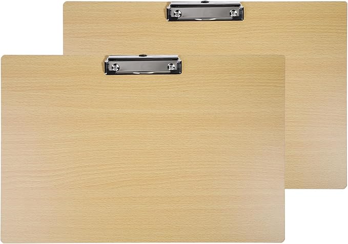 BOMKEE 2 Pack Extra Large Clipboard, 11x17 inch Legal Size Wooden ...