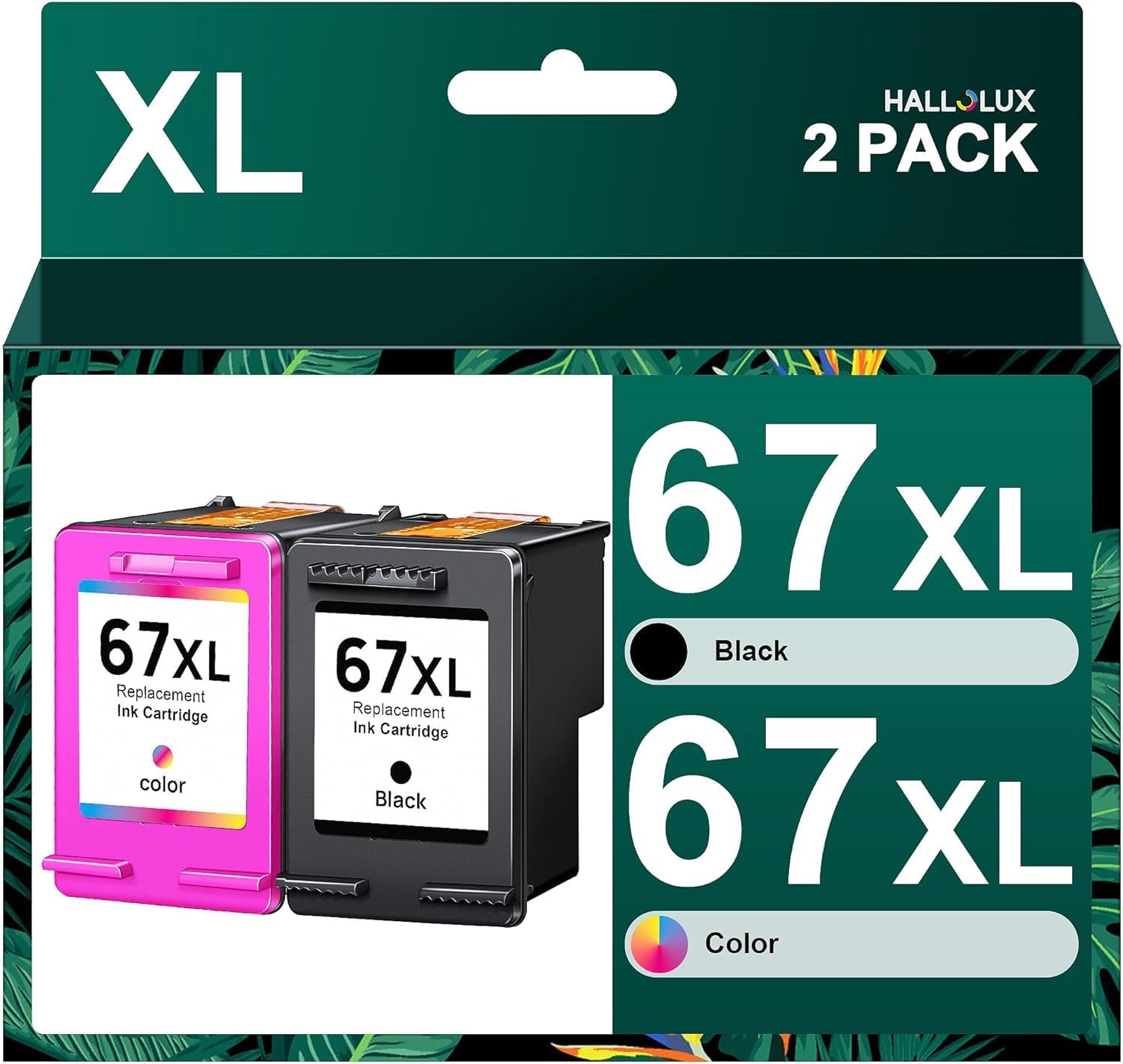 Amazon.com: LemeroUexpect Remanufactured 67XL Ink Cartridges ...