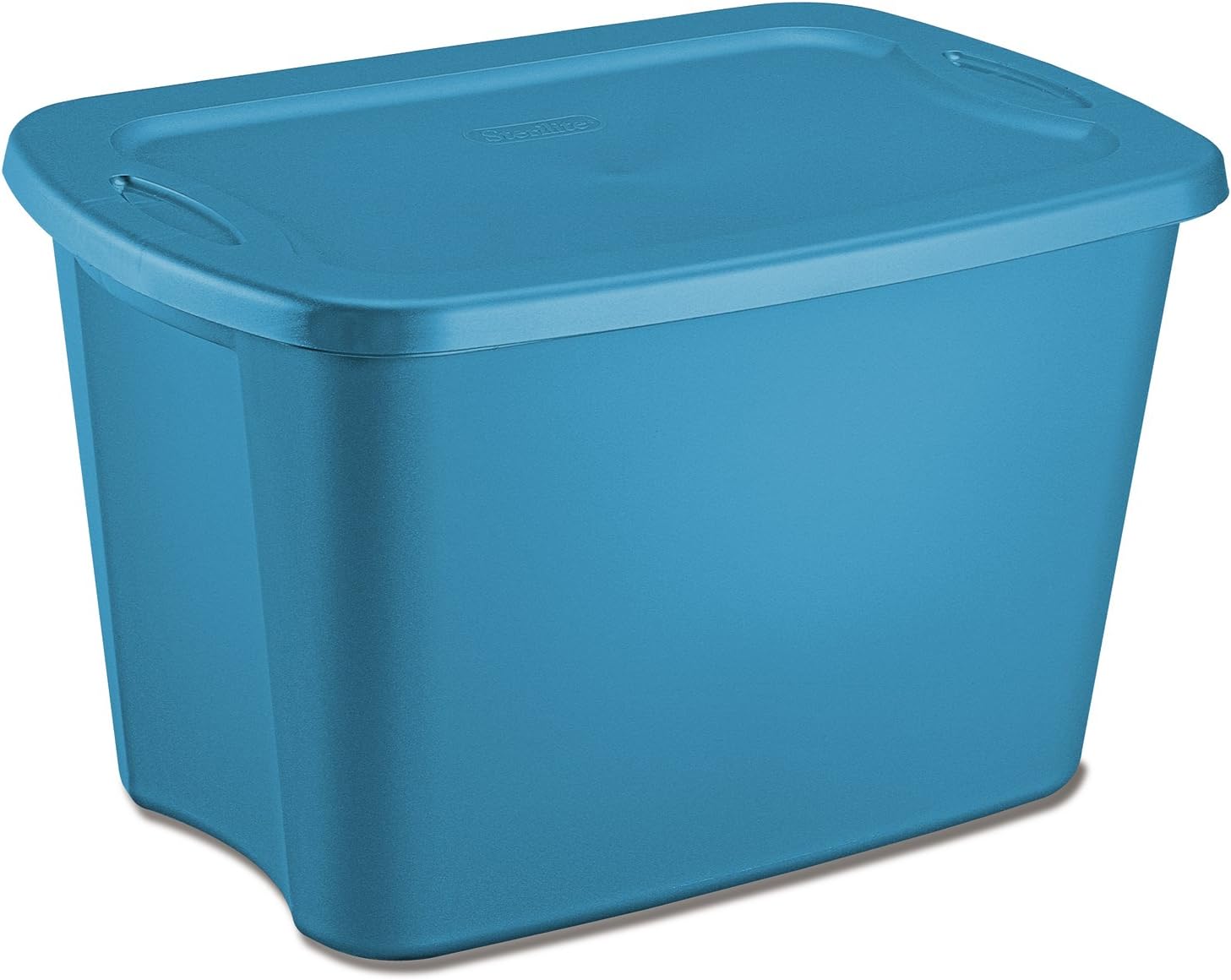 Amazon.com - Sterilite 18304308 18 Gallon/68 Liter Tote, Blue Aquarium ...