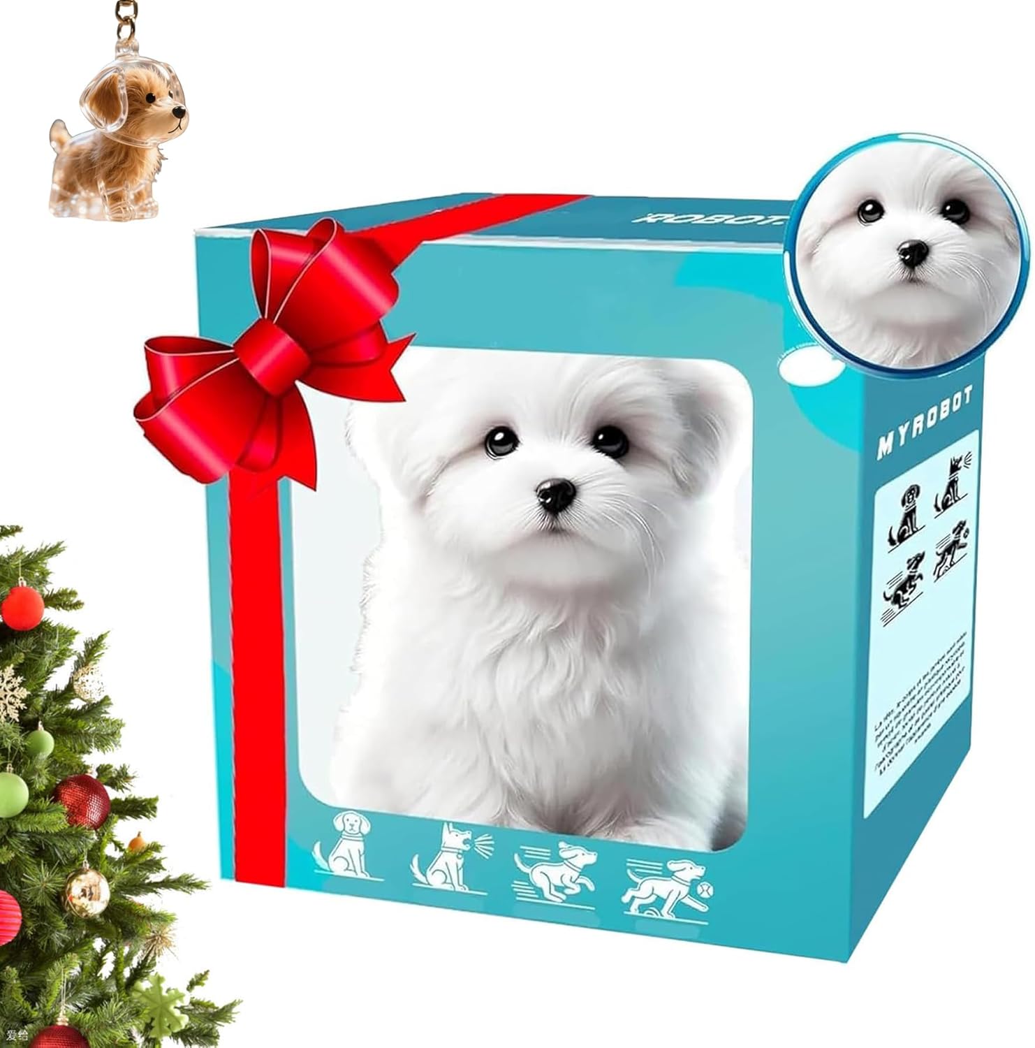 Amazon.com: 2026 Upgrade Hopping Dog Realistic Robot Puppy, Interactive Electronic Plush Puppy ...