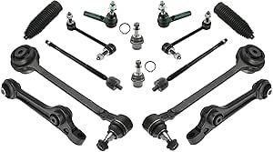Amazon.com: PartsW - 14 Pc Front Control Arm Forward & Rearward ...