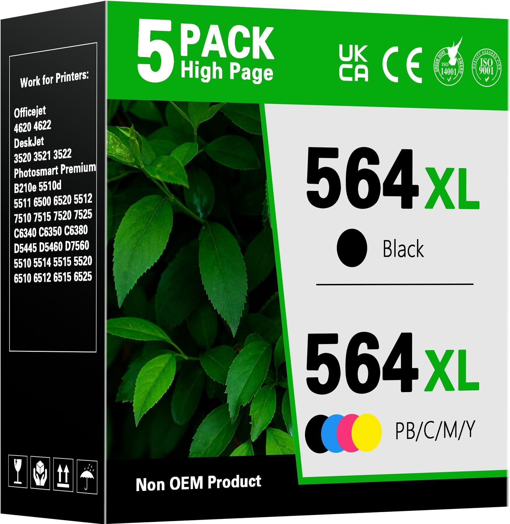 Amazon.com: HP 564 Black Ink Cartridge | Works with DeskJet 3500 ...