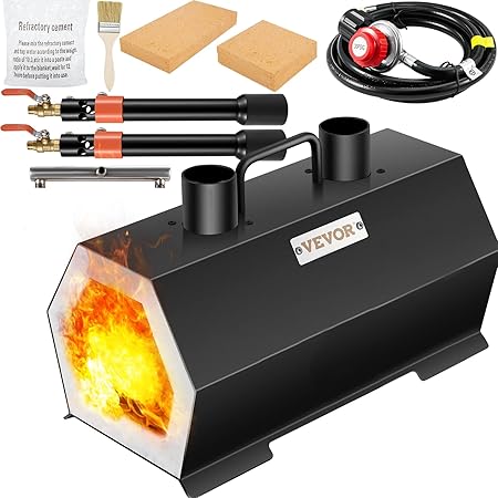 VEVOR Portable Propane Forge, Double Burner Tool and Knife Making ...