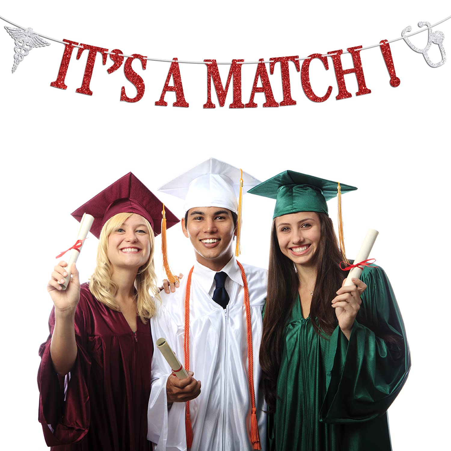 Snapklik.com : Its A Match Banner, Residency Match Day Sign, Congrats ...