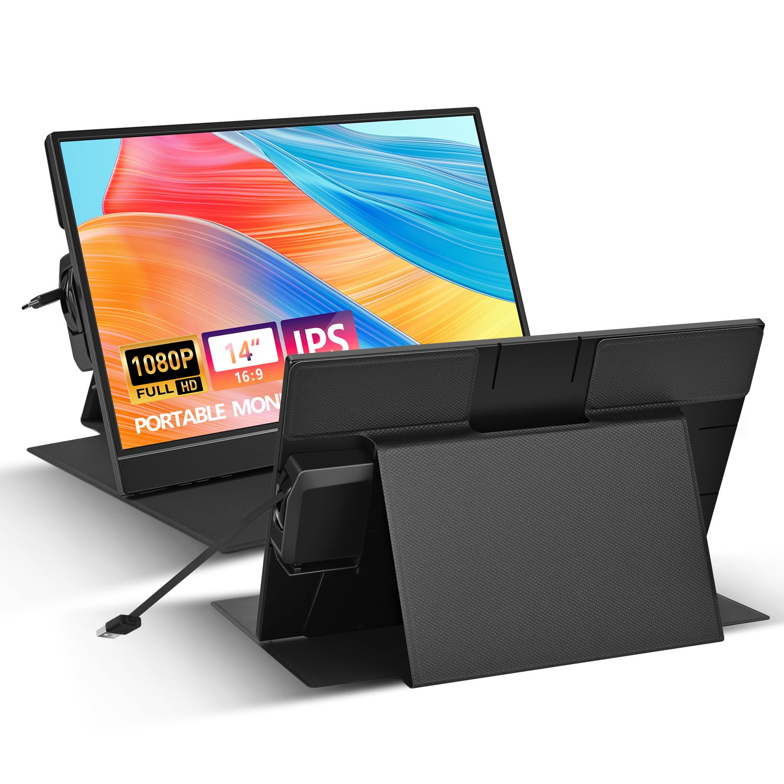 Amazon.com: AUMETE Screen Extender for Laptop 14 Inch, Second Screen ...