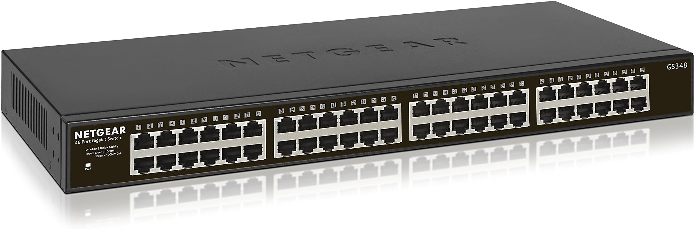 NETGEAR 48-Port Gigabit Ethernet Unmanaged Switch (GS348) - Buy NETGEAR ...