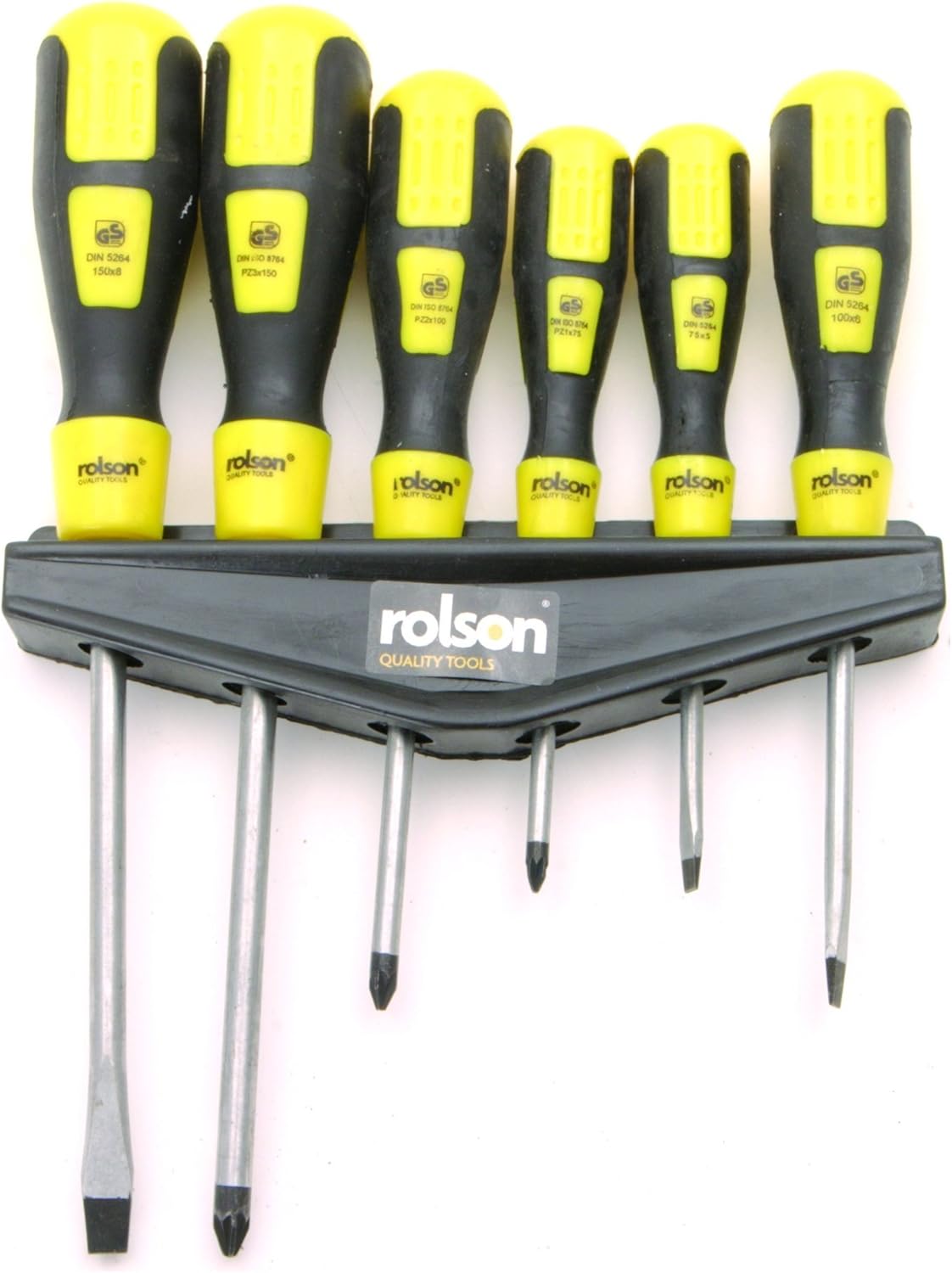 Amazon.com: Rolson 28572 Screwdriver Set - 6 Pieces : Tools & Home ...