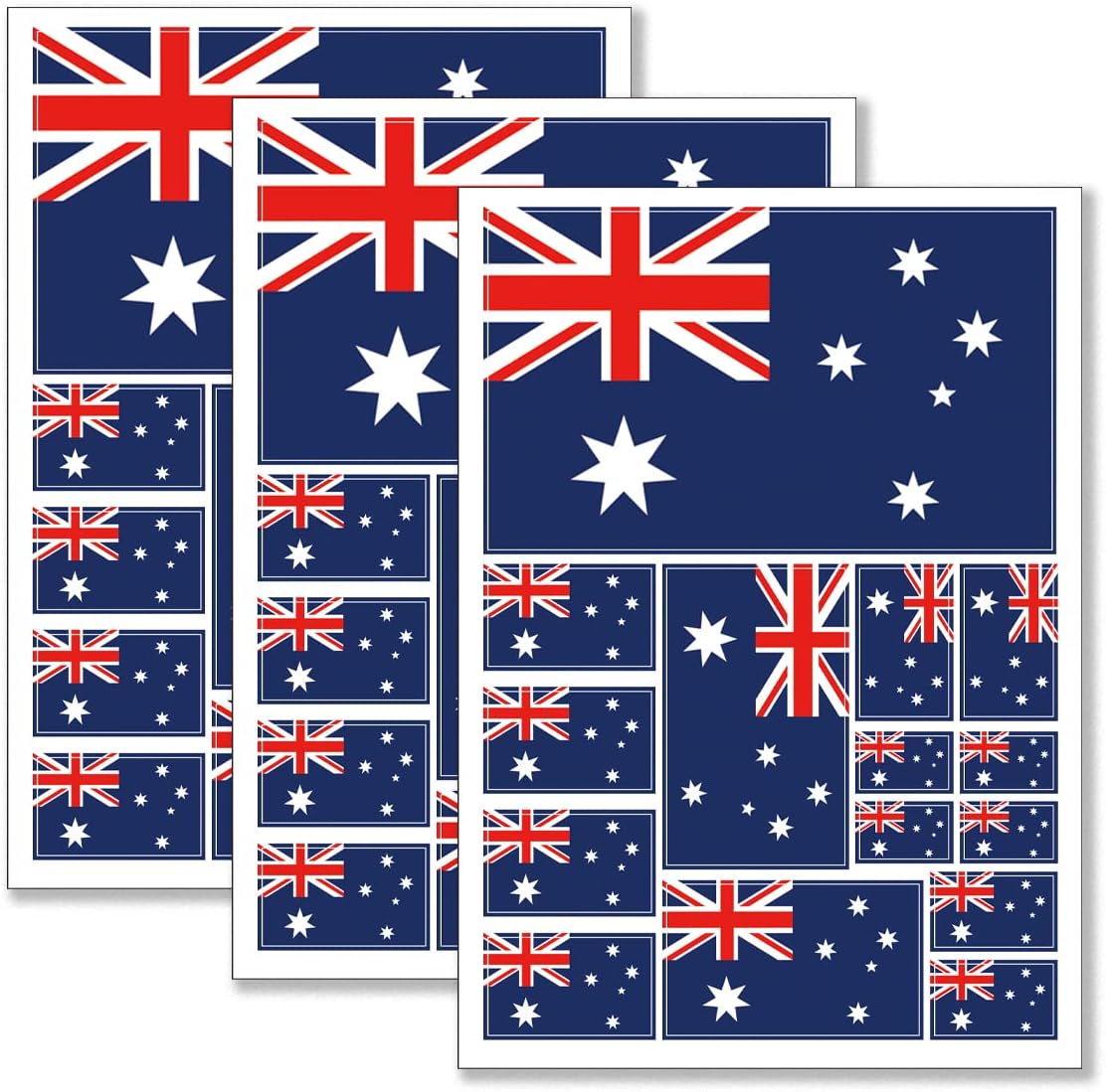 Amazon.com: QQSD Australia Flag Sticker Australian Decal in Multiple ...