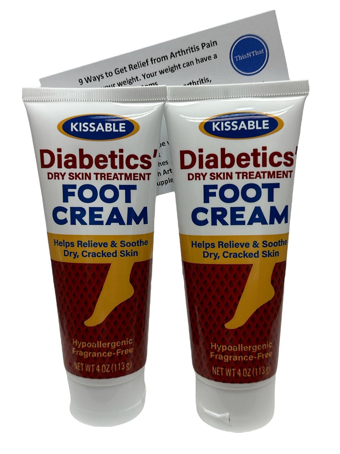 Amazon.com : ThisNThat Diabetics Dry Skin Treatment Foot Cream Bundle ...