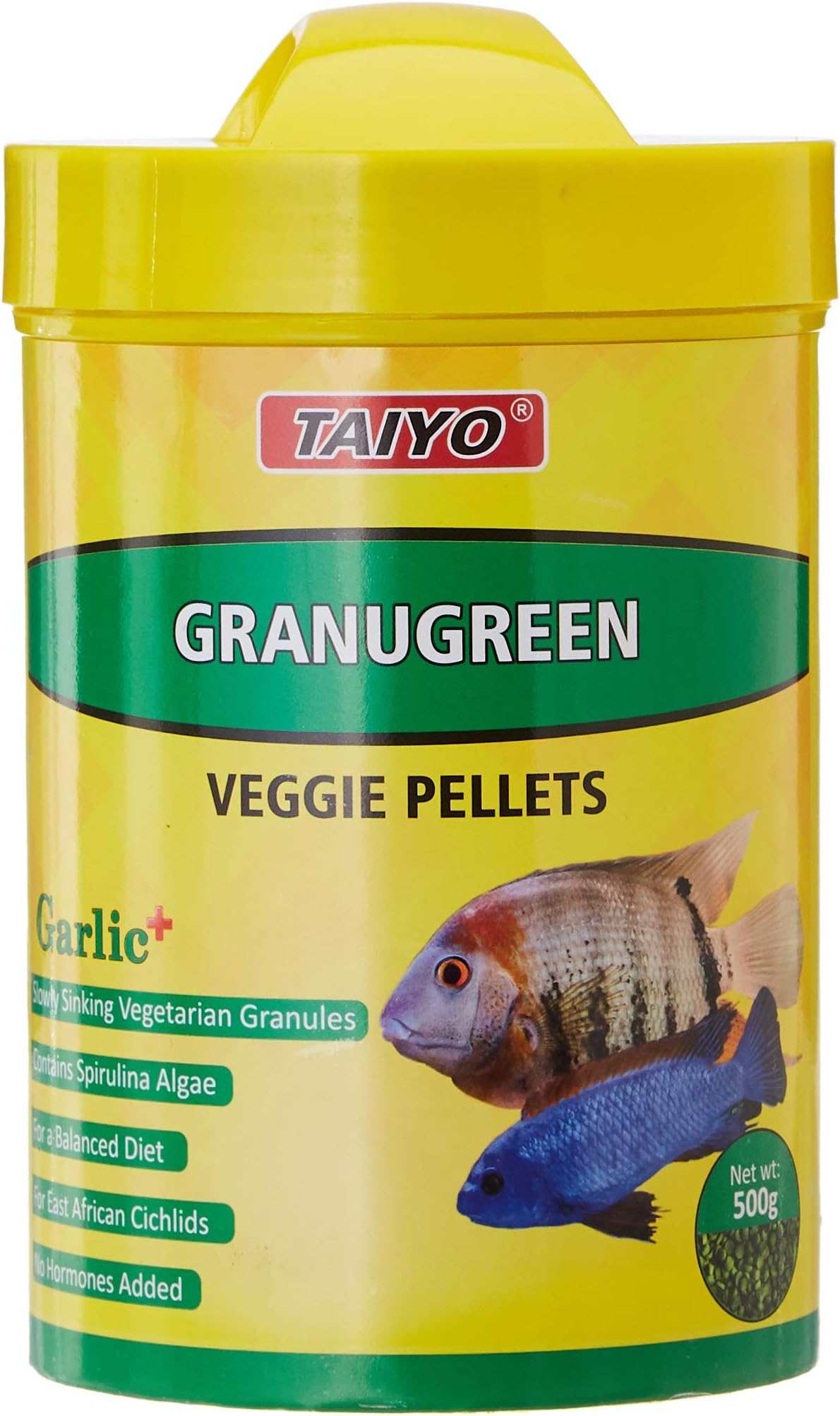 Taiyo Granu green Veggie Pellets Fish Food 500g : Amazon.in: Pet Supplies