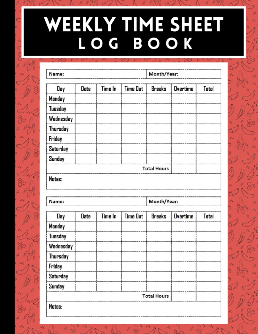 Weekly Time Management Logs Example