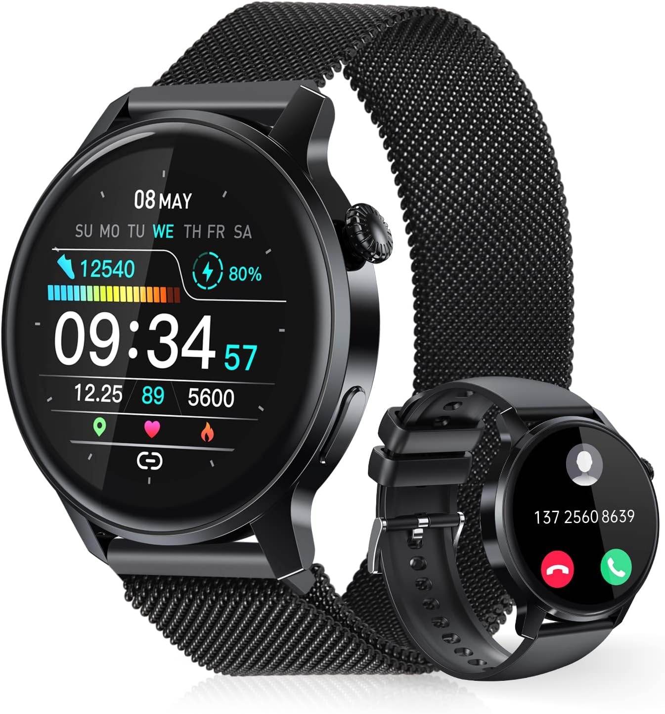 Smart Watch for Men Women with Phone Call (Dial/Receive),Fitness ...