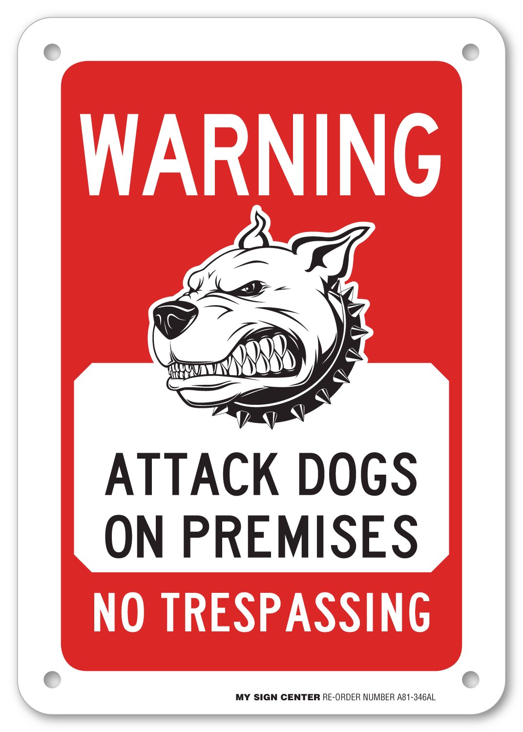 Attack Dog Sign