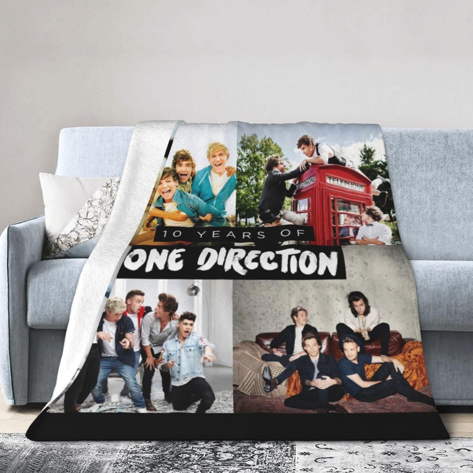 Amazon.com: One Music Direction Blanket Soft Flannel Throw Blanket ...