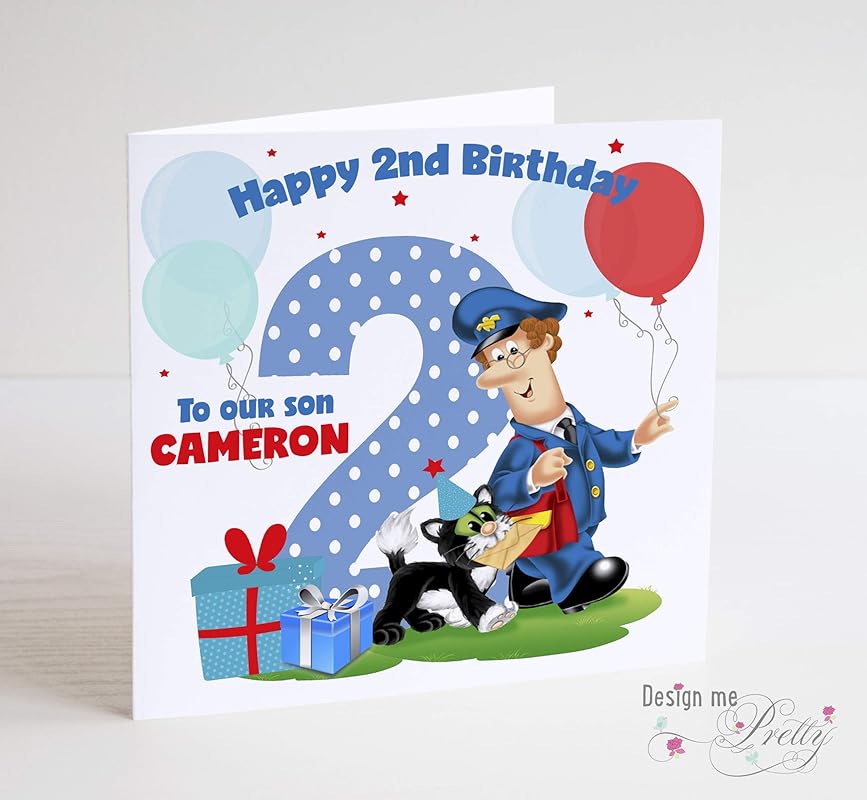 Postman Pat Personalised Birthday card : Amazon.co.uk: Stationery ...