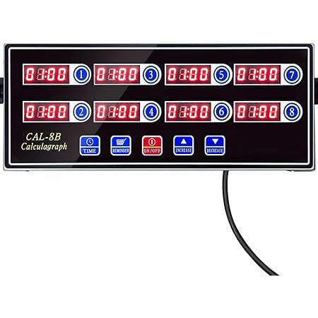 Amazon.com: YOOYIST Commercial 4 Channel Kitchen Timers Digital ...