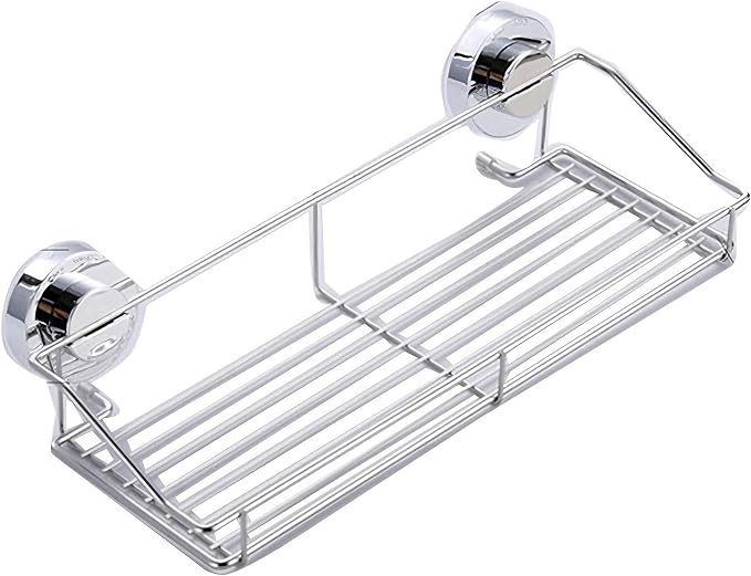 Amazon.com: Suction Cup Shower Caddy, No-Drilling Heavy Duty Large ...