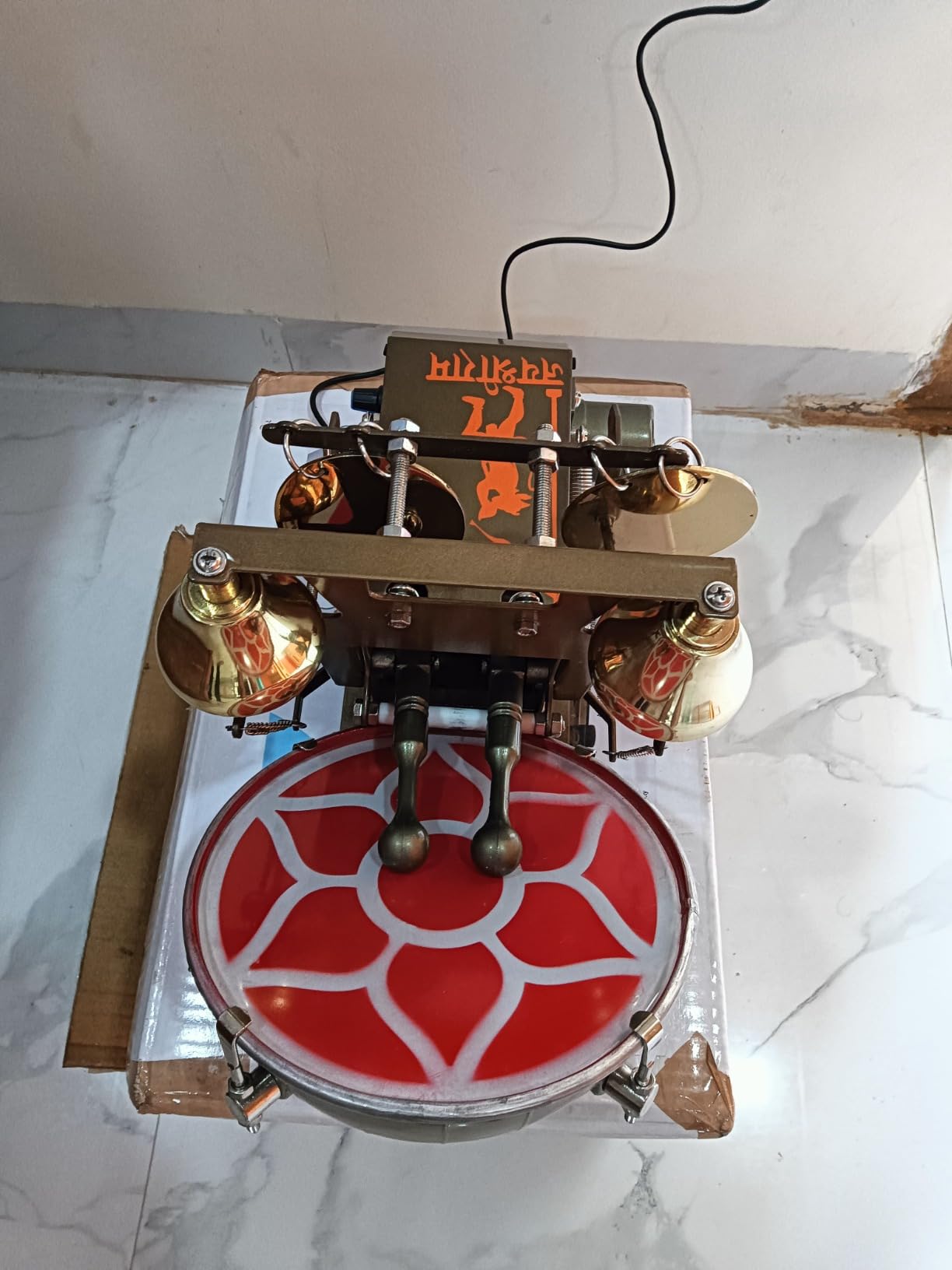 PINGEX Fully Automatic Electric Arti Machine Nagara For Home Tample 2 ...