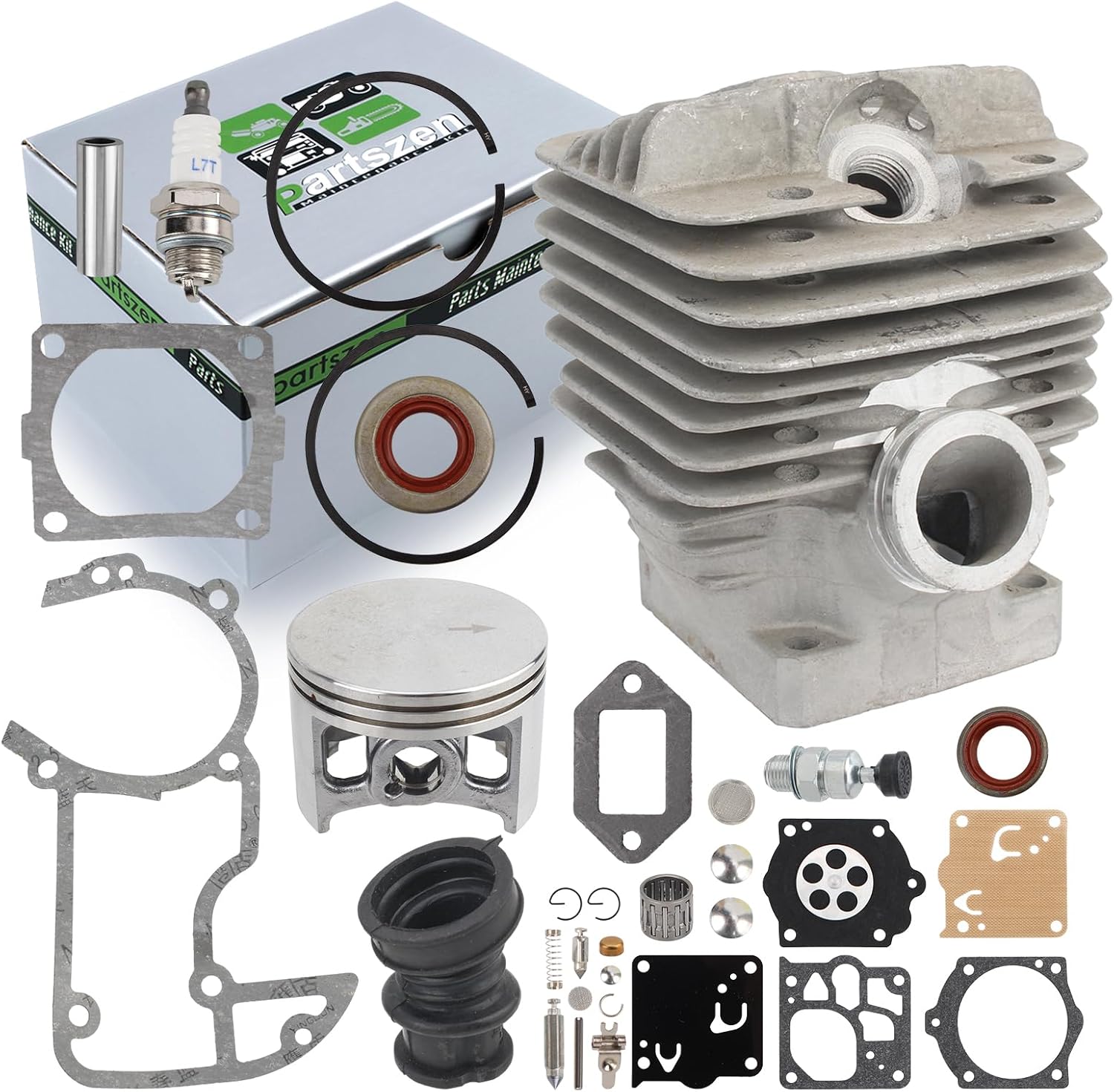 Amazon.com: partszen 56mm Big Bore Cylinder Piston Gasket Kit for Stihl 064 066 MS640 MS650 ...