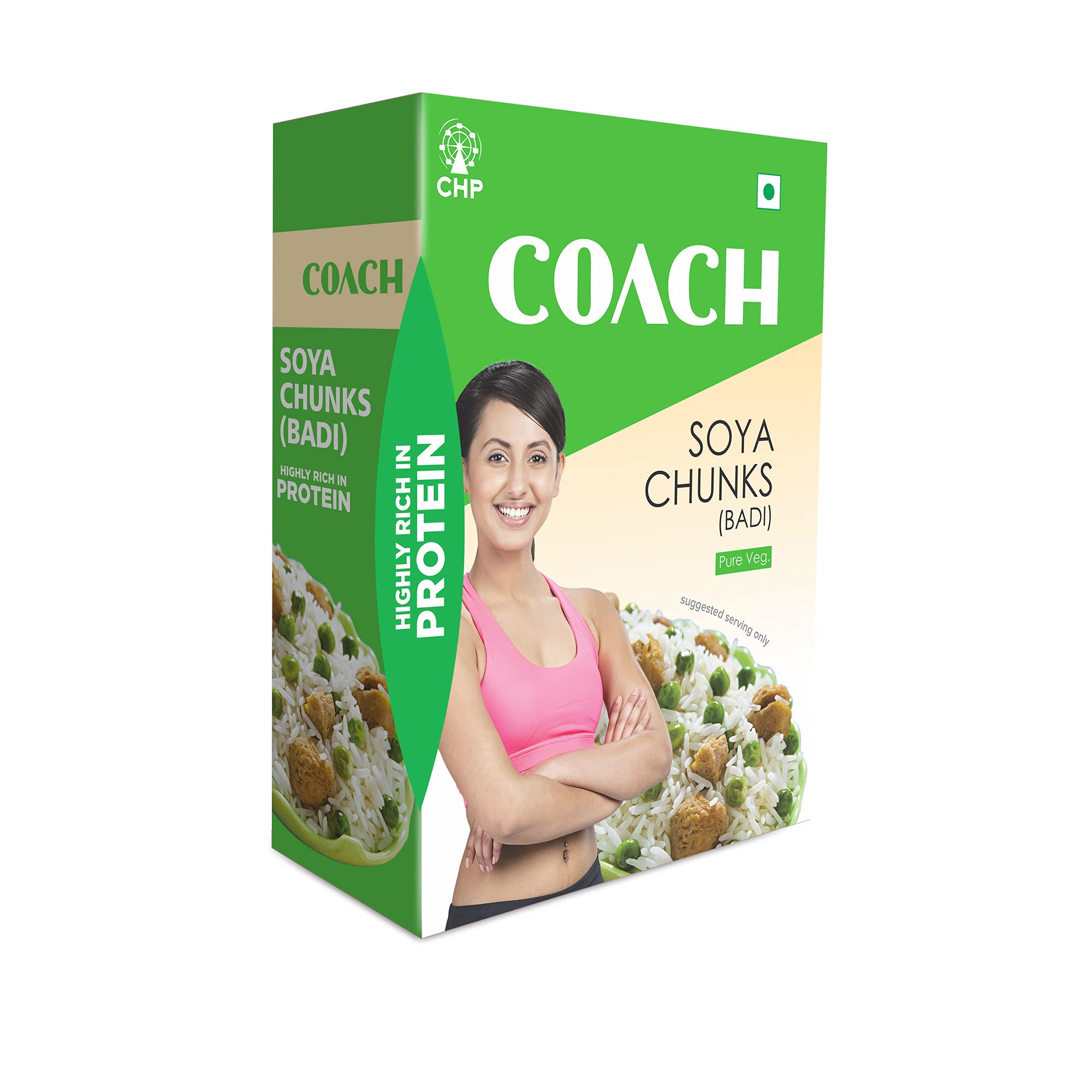 Buy COACH Soya Chunk (Badi) High Protein Soya Chunks | Highly Rich in ...