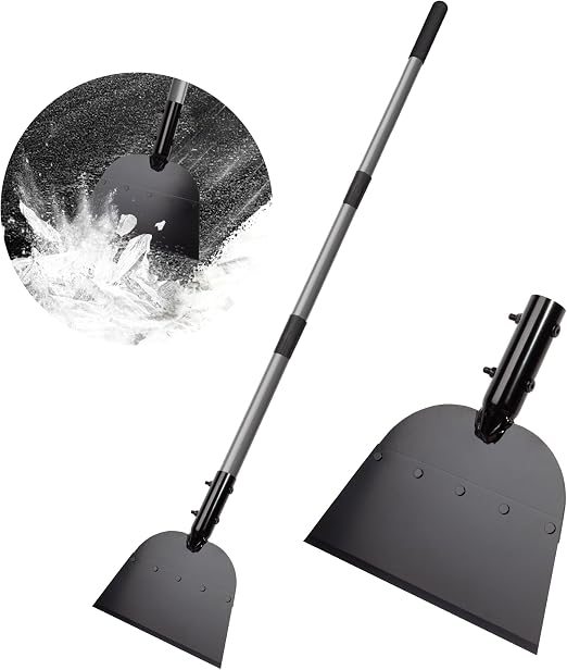 Amazon.com : Walensee Metal Snow Shovel, Floor Scraper, Heavy Duty Ice ...