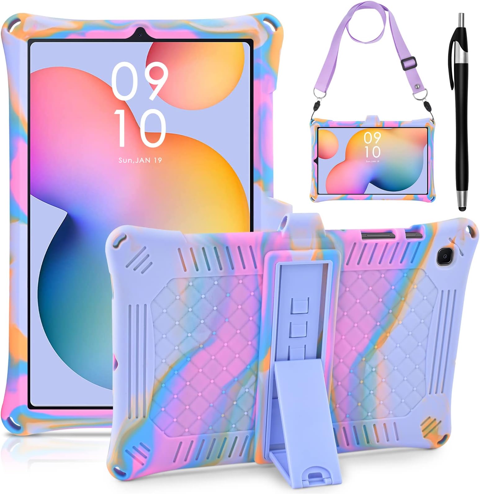 KATUMO Silicone Case for Samsung Galaxy Tab S6 Lite 10.4 inch 2024 2022 ...