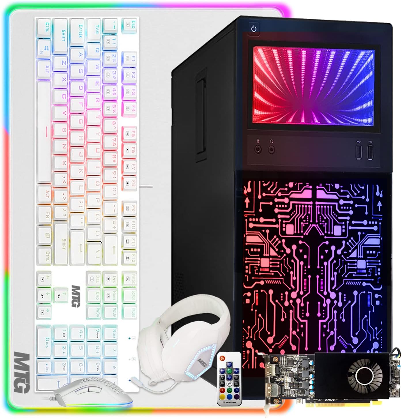 Amazon.com: Gaming PC Desktop Intel core i7, TechMagnet Horizon+ with ...