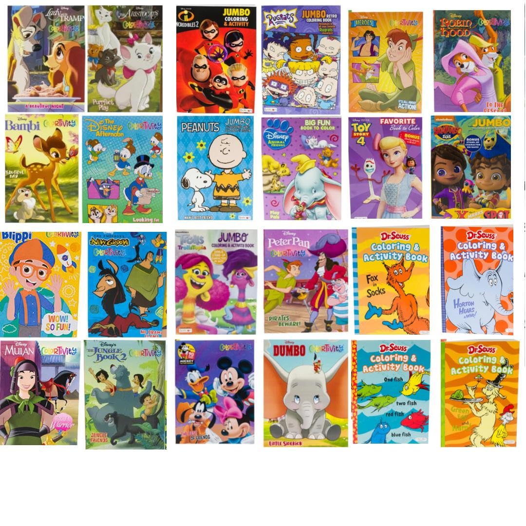 Amazon.com: Gender Neutral Coloring Books Bulk - 20 Coloring Books ...