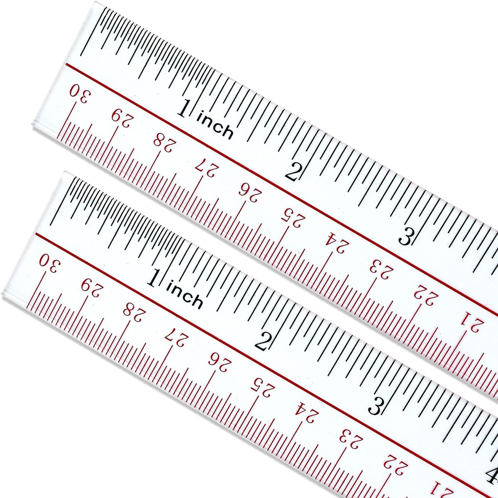 Amazon.com : Westcott 10562 Acrylic Clear Ruler, 12 in : Office And ...