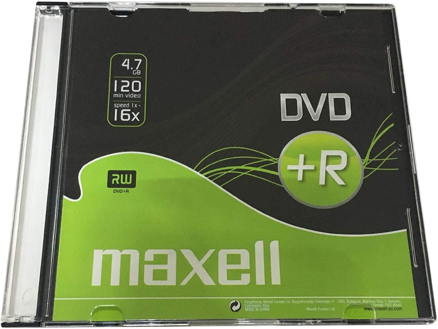 Maxell DVD + R 4,7 Go 4SPEED - CD en Blanc (179 x 181 x 5 mm, DVD-RW ...