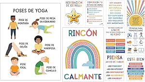 Amazon.com: Magictodoor 15 Spanish Calming Corner Posters for Classroom ...
