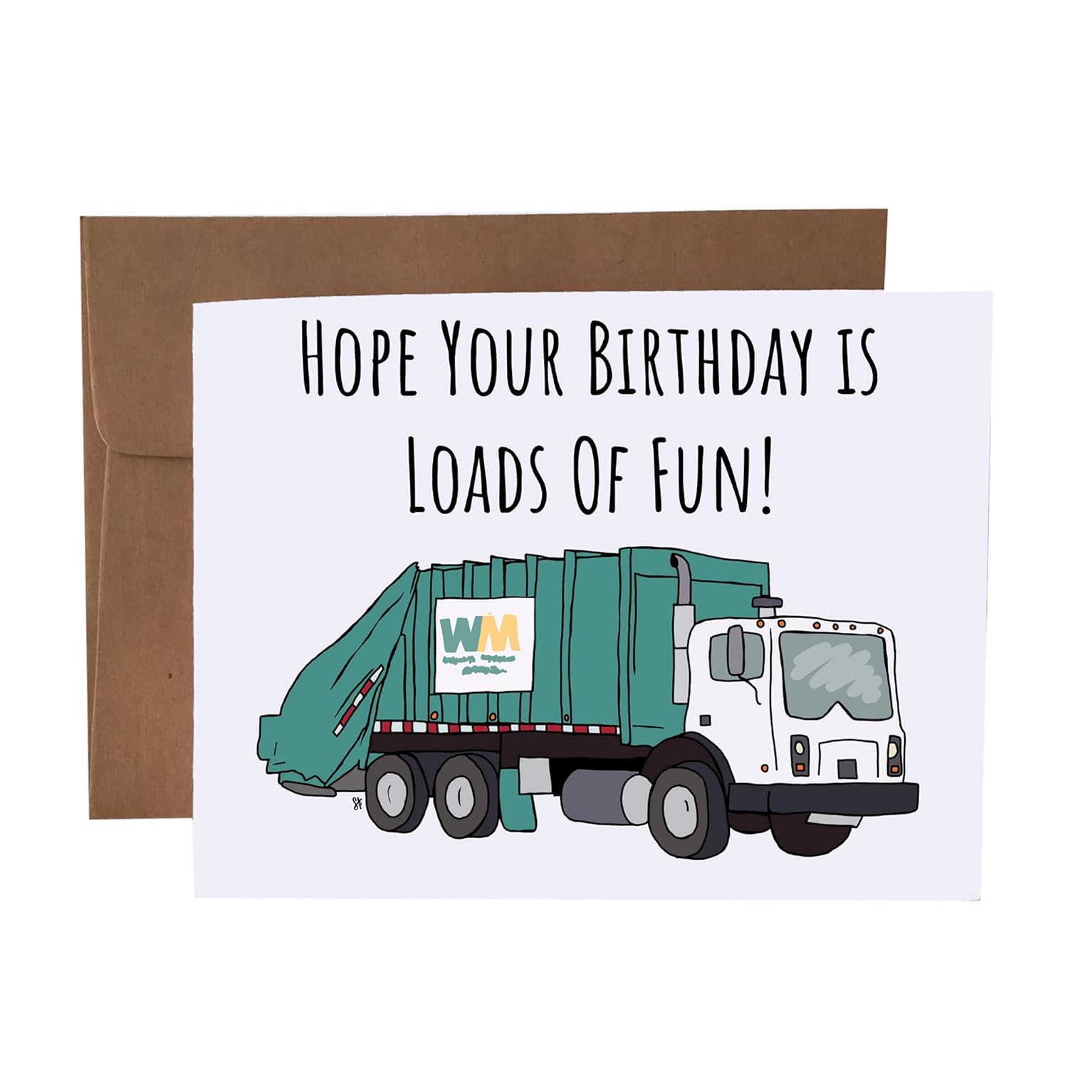 Amazon Hope Your Birthday Is Loads Of Fun Garbage Truck Pun Card amazon-hope-your-birthday-is-loads-of-fun-garbage-truck-pun-card