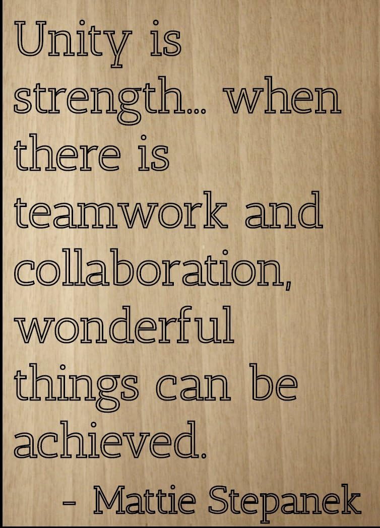 Amazon.com: Mundus Souvenirs Unity is Strength... When There is ...