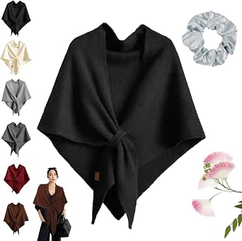 Winter Warm Shawl Wraps for Women Knitted Shawls and Wraps Cardigan ...