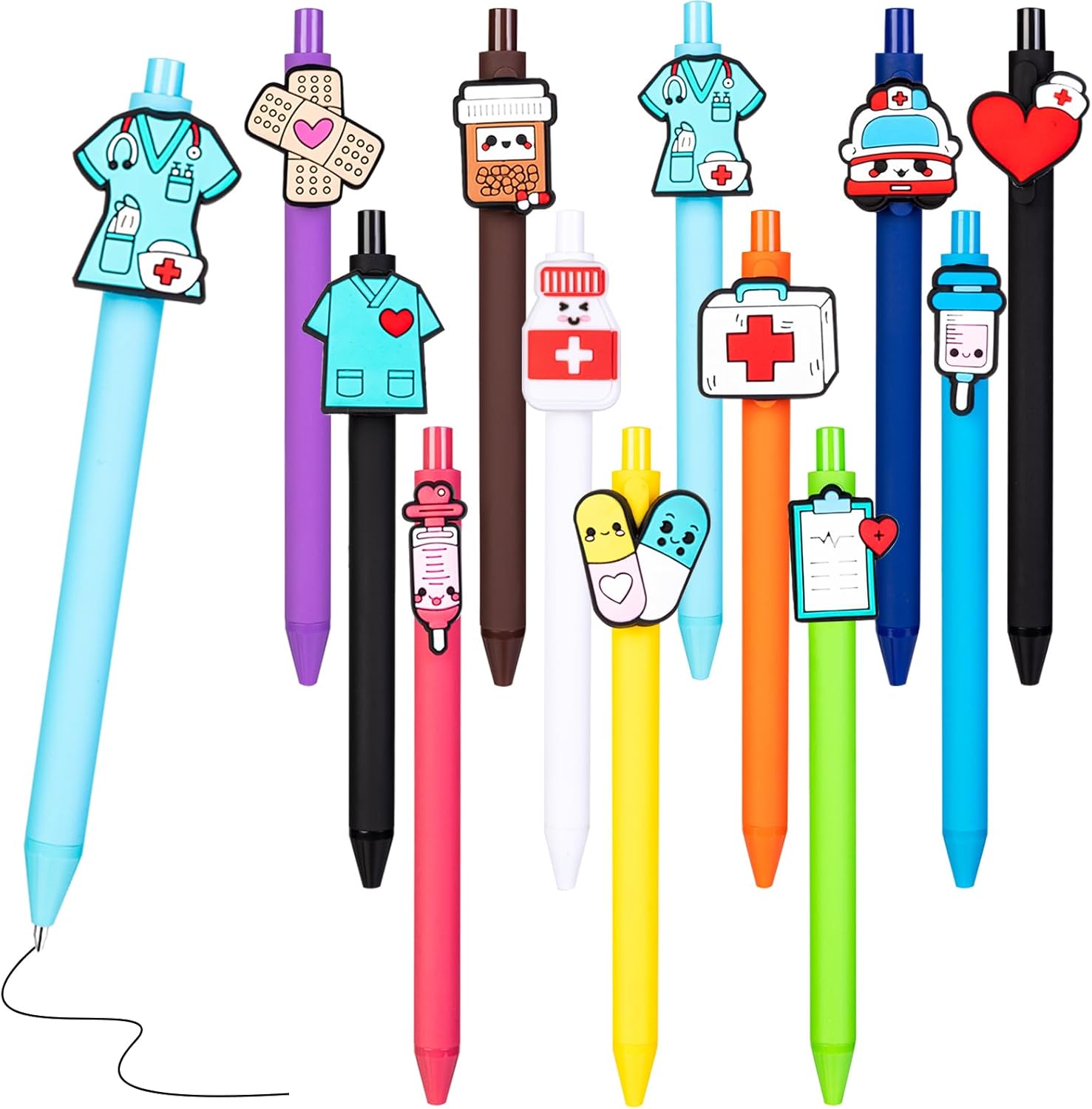Amazon.com : GCTWFYK 12 Pcs Nurse Pens Funny, Cute Nursing Pens Bulk ...