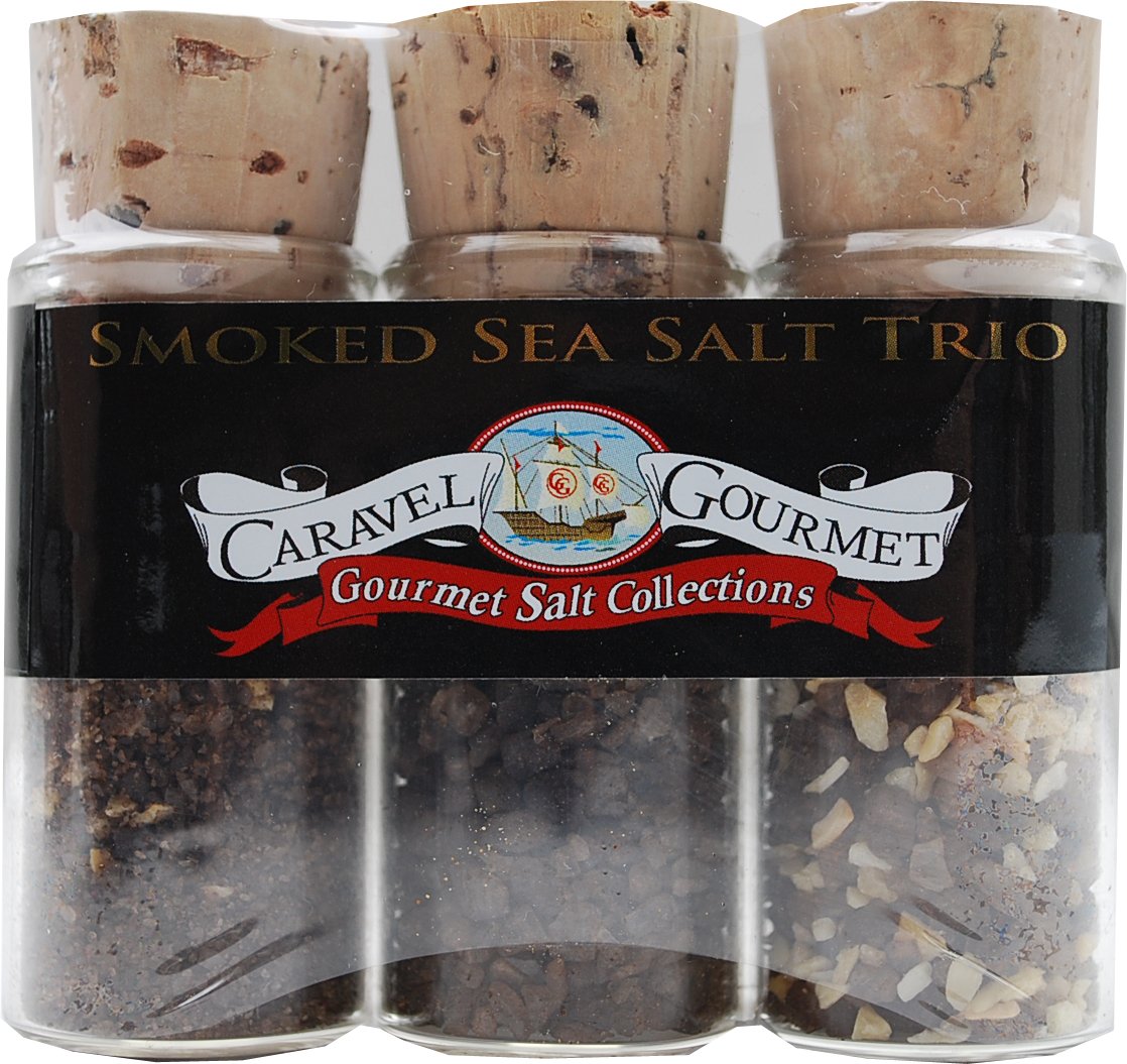 Amazon.com : Caravel Gourmet Sea Salt Trio, Smoked, 3.9-Ounce : Grocery ...