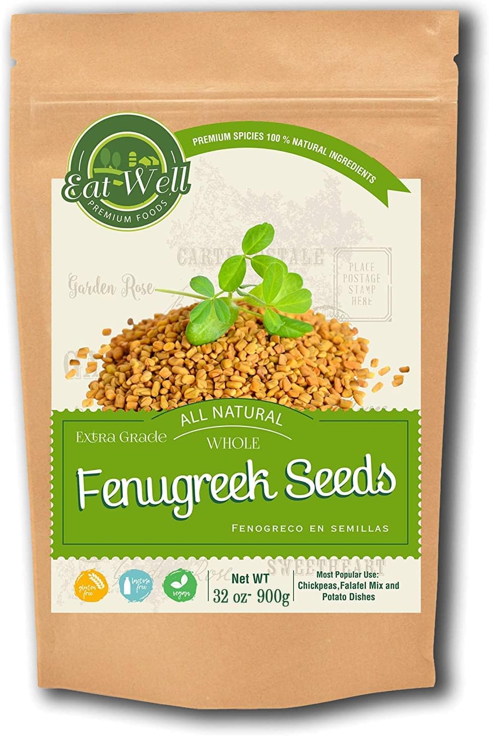 Amazon.com : Jiva Organic Fenugreek Seeds 7 Ounce – Non-GMO, Gluten ...