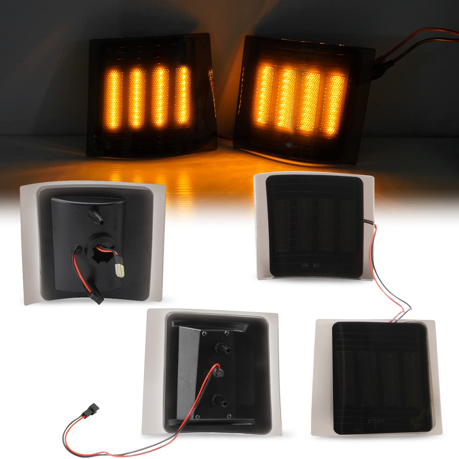 Amazon.com: Bestview LED Front Corner Light for Chevy C/K C10 1500 2500 ...