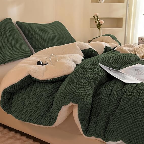 Amazon.com: LLanCL 3D Jacquard Design Comforter Set, Ultra-Soft Warm ...