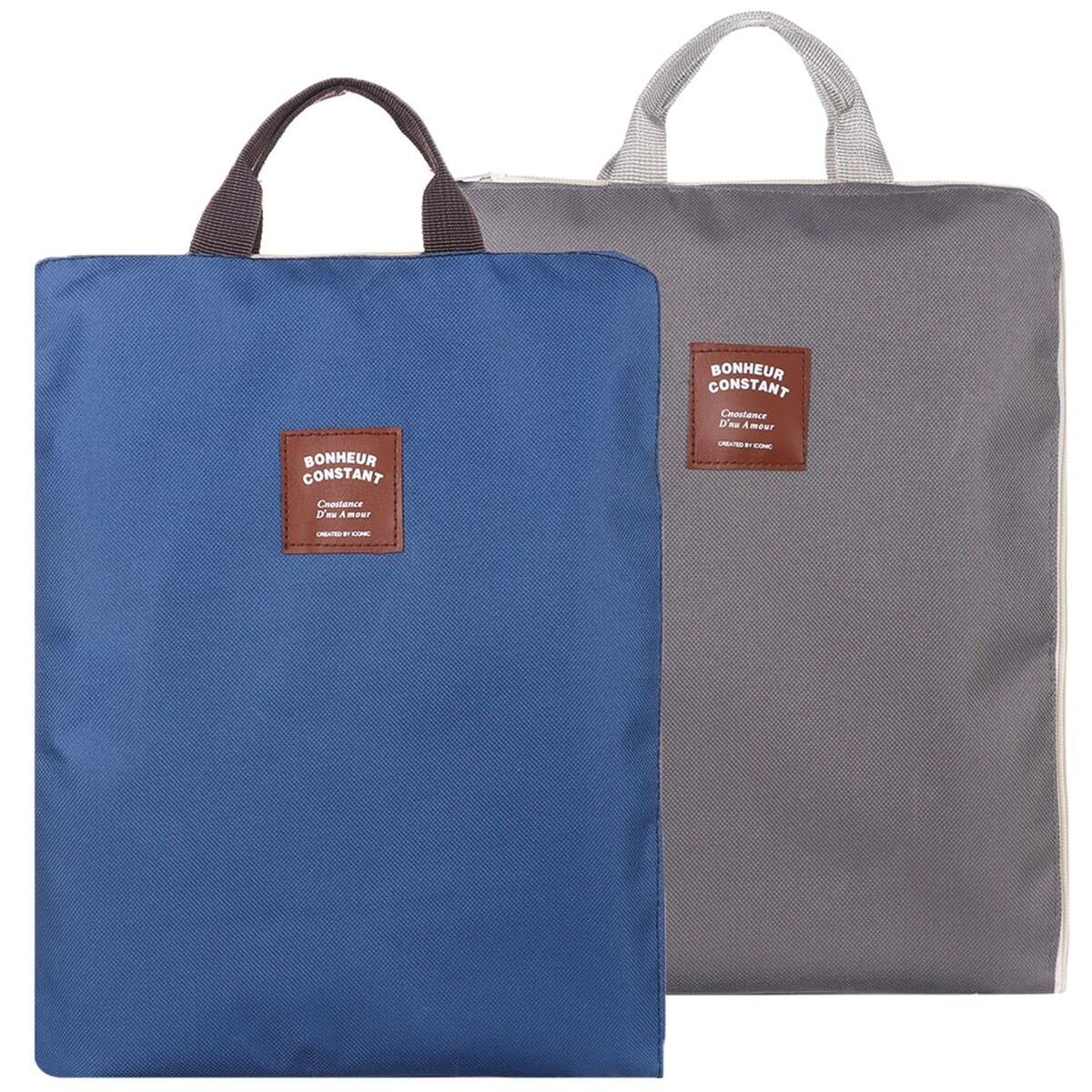 Oxford Cloth A4 File Folder Business Briefcase Paper Storage Document ...